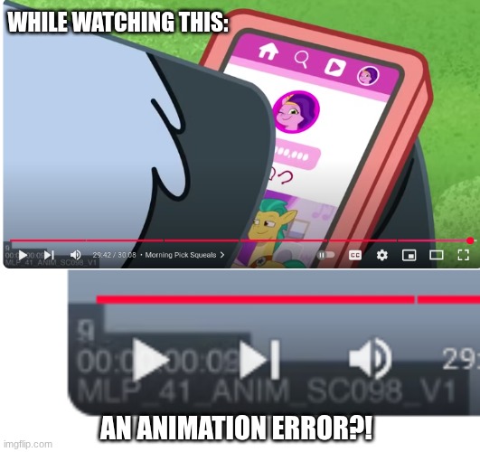 #3611370 - safe, edit, edited screencap, screencap, alphabittle blossomforth, hitch trailblazer ...