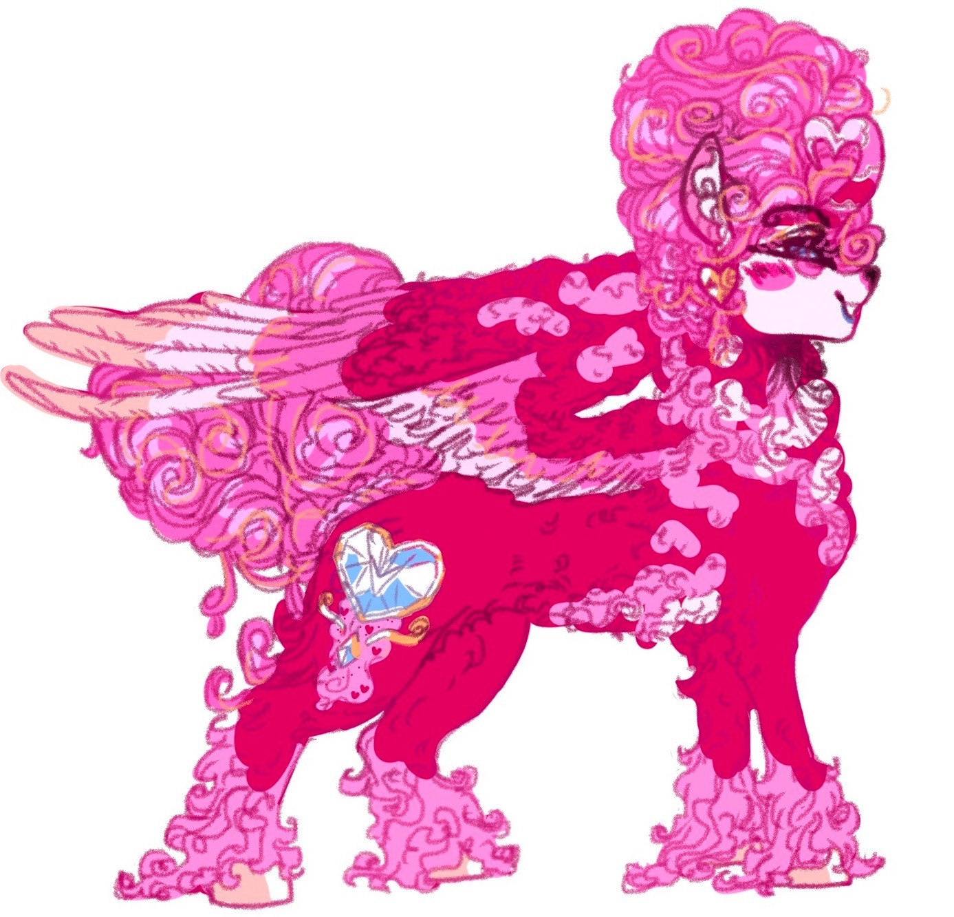 #3613175 - safe, artist:rare-apples, princess cadance, alicorn, pony ...