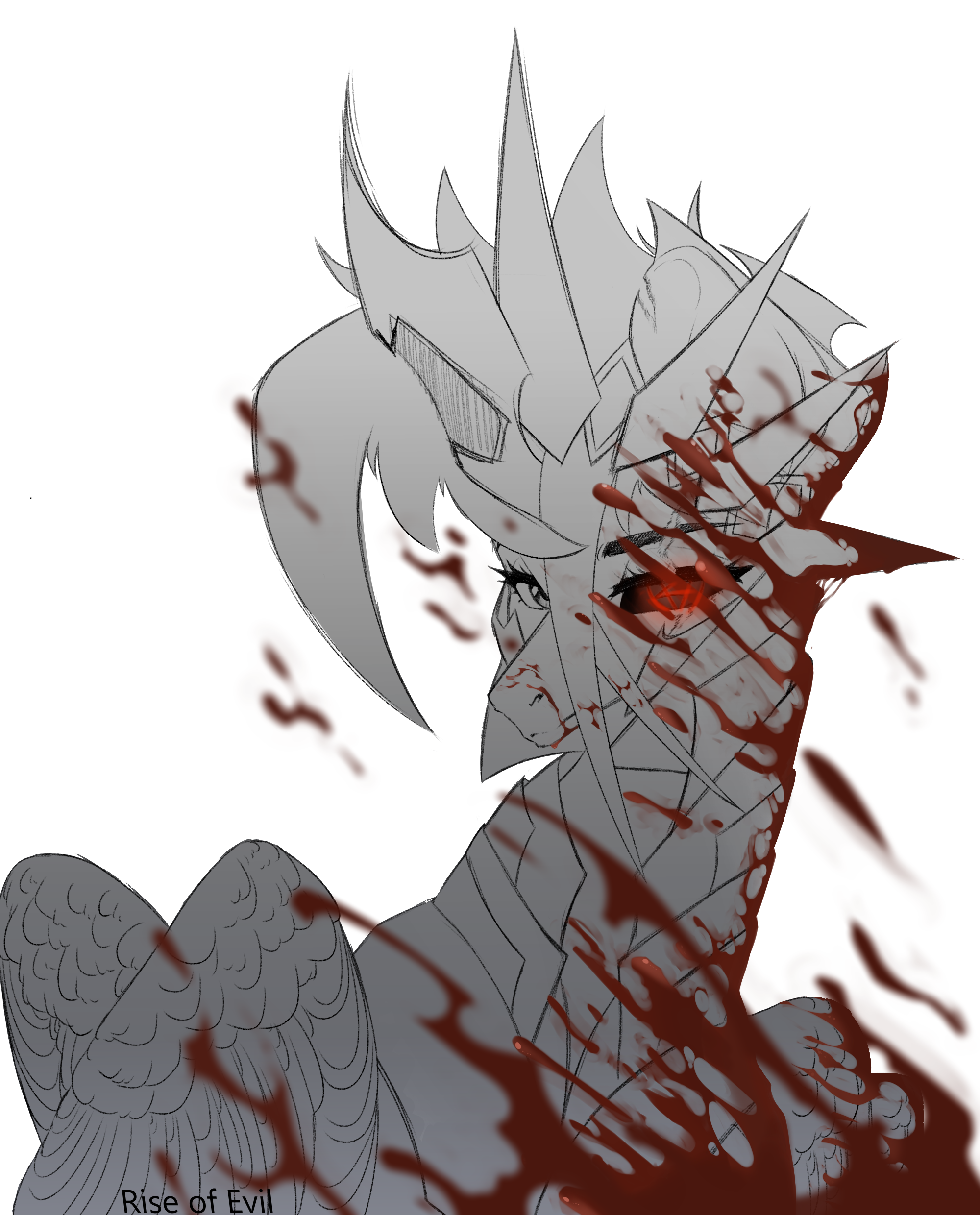 #3613385 - semi-grimdark, artist:rise_of_evil_69, oc, oc only, oc:true darkness, alicorn ...