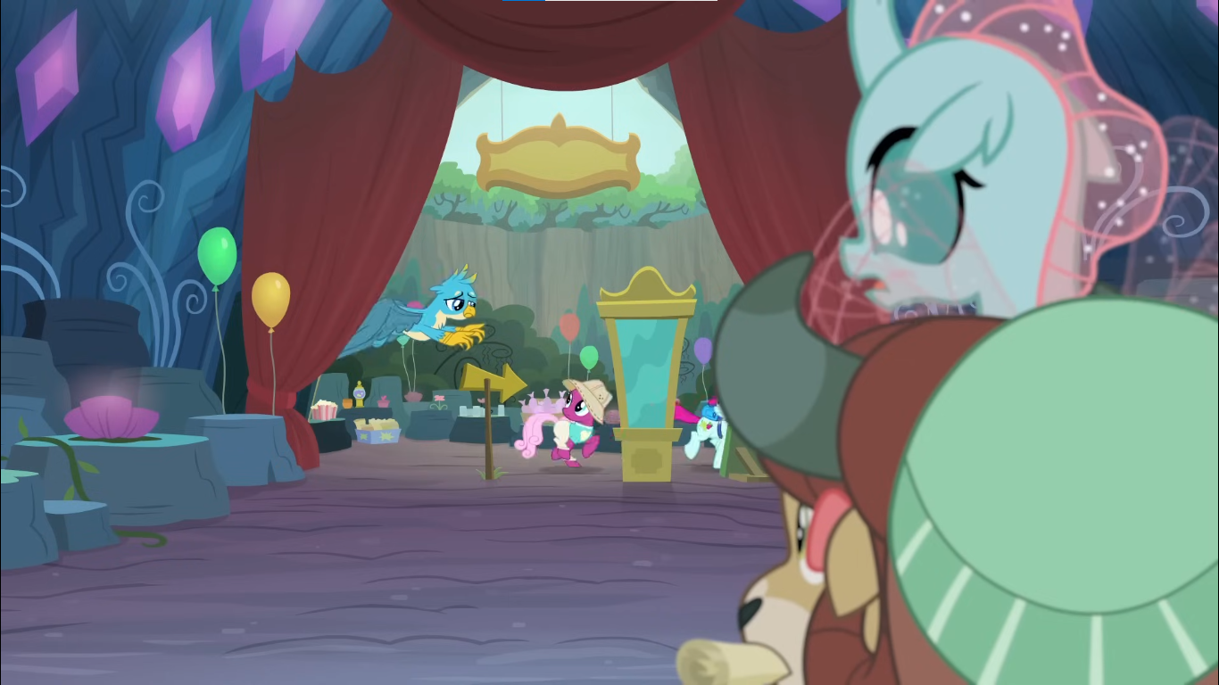 #3598927 - safe, screencap, fruit pack, gallus, happy khaki, ocellus ...