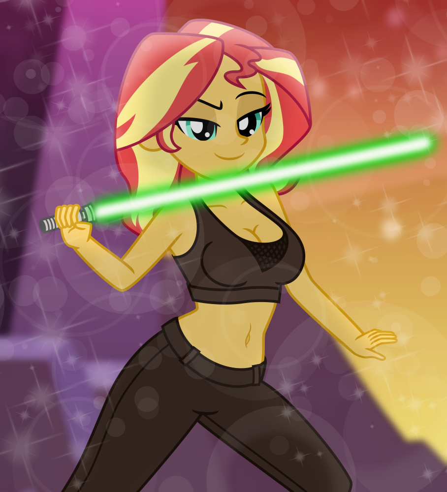 #3598990 - safe, artist:emeraldblast63, sunset shimmer, human, equestria girls, g4, belly, belly ...