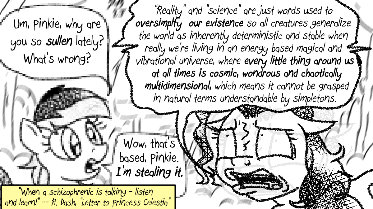 #3614720 - safe, artist:pony-berserker, pinkie pie, rainbow dash, pony ...