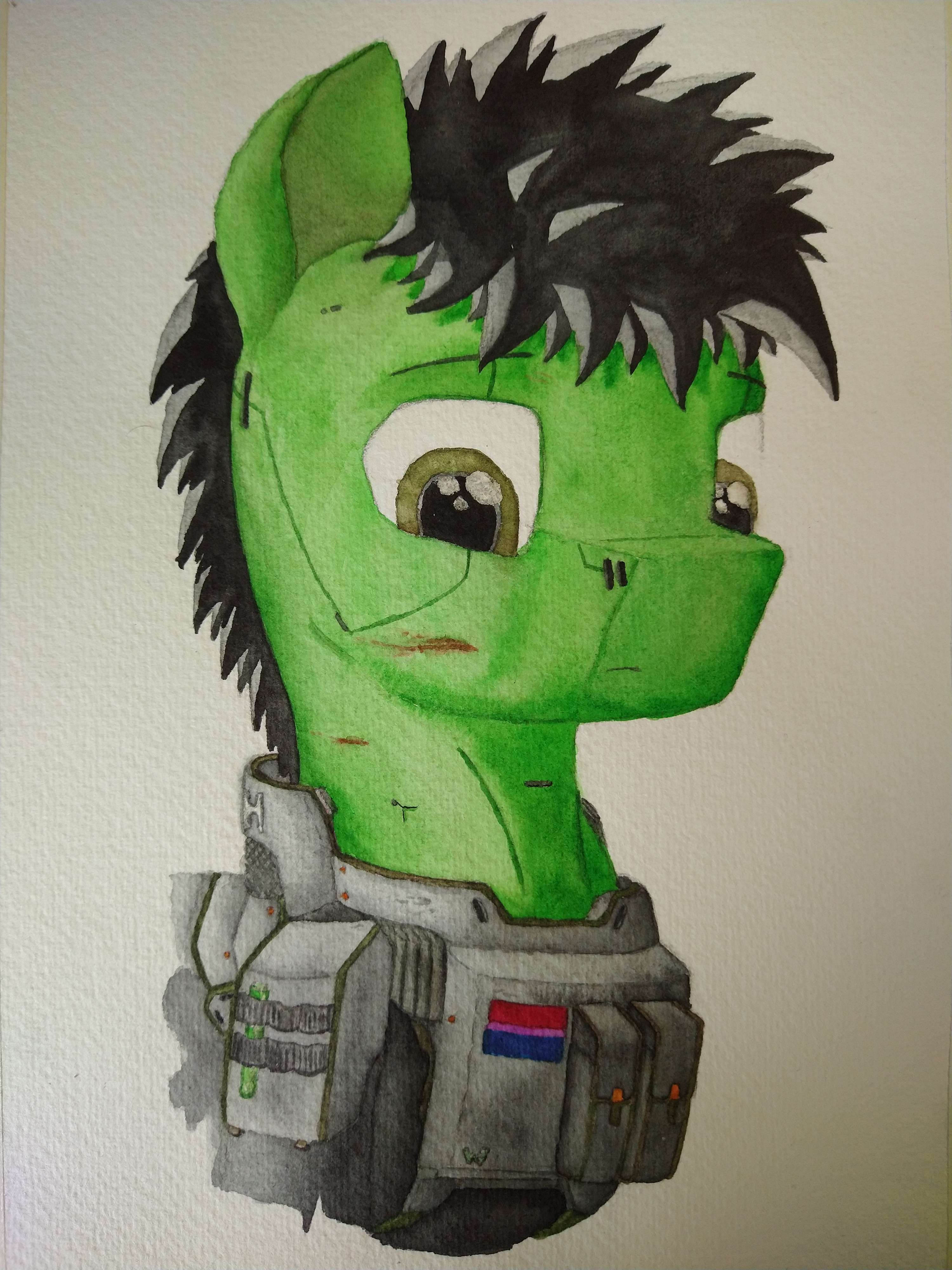 #3614805 - safe, artist:zocidem, oc, oc only, oc:wrench, earth pony ...