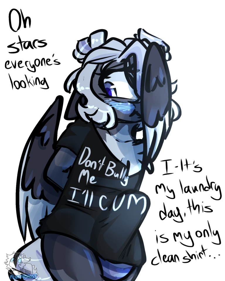 #3615314 - explicit, artist:fluffyghost, oc, oc only, oc:froyo, crotch bulge, femboy, male, meme ...