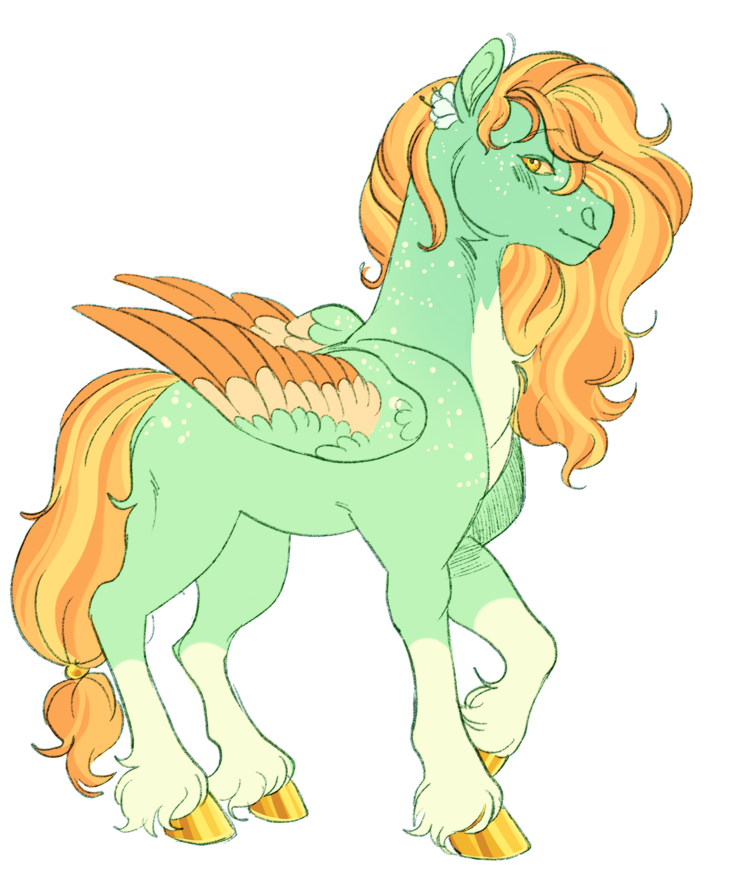 #3615343 - safe, alternate version, artist:cactiflowers, oc, oc only, oc:sandy shores, pegasus ...