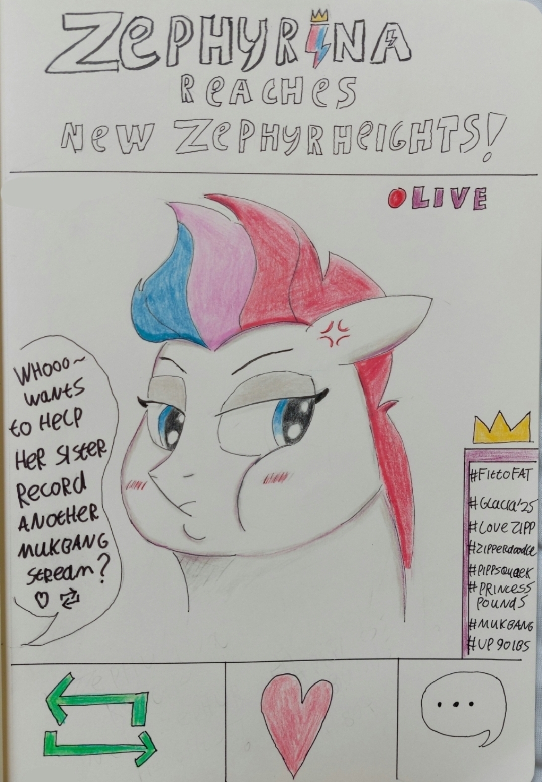 #3599551 - safe, artist:glacialfeather, zipp storm, pegasus, pony, g5 ...