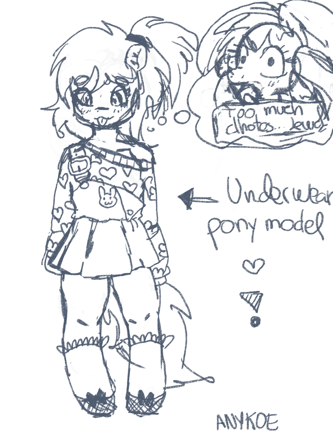 #3601345 - safe, artist:anykoe, oc, oc:anykoe, earth pony, anthro, anthro oc, clothes, cute, ear ...