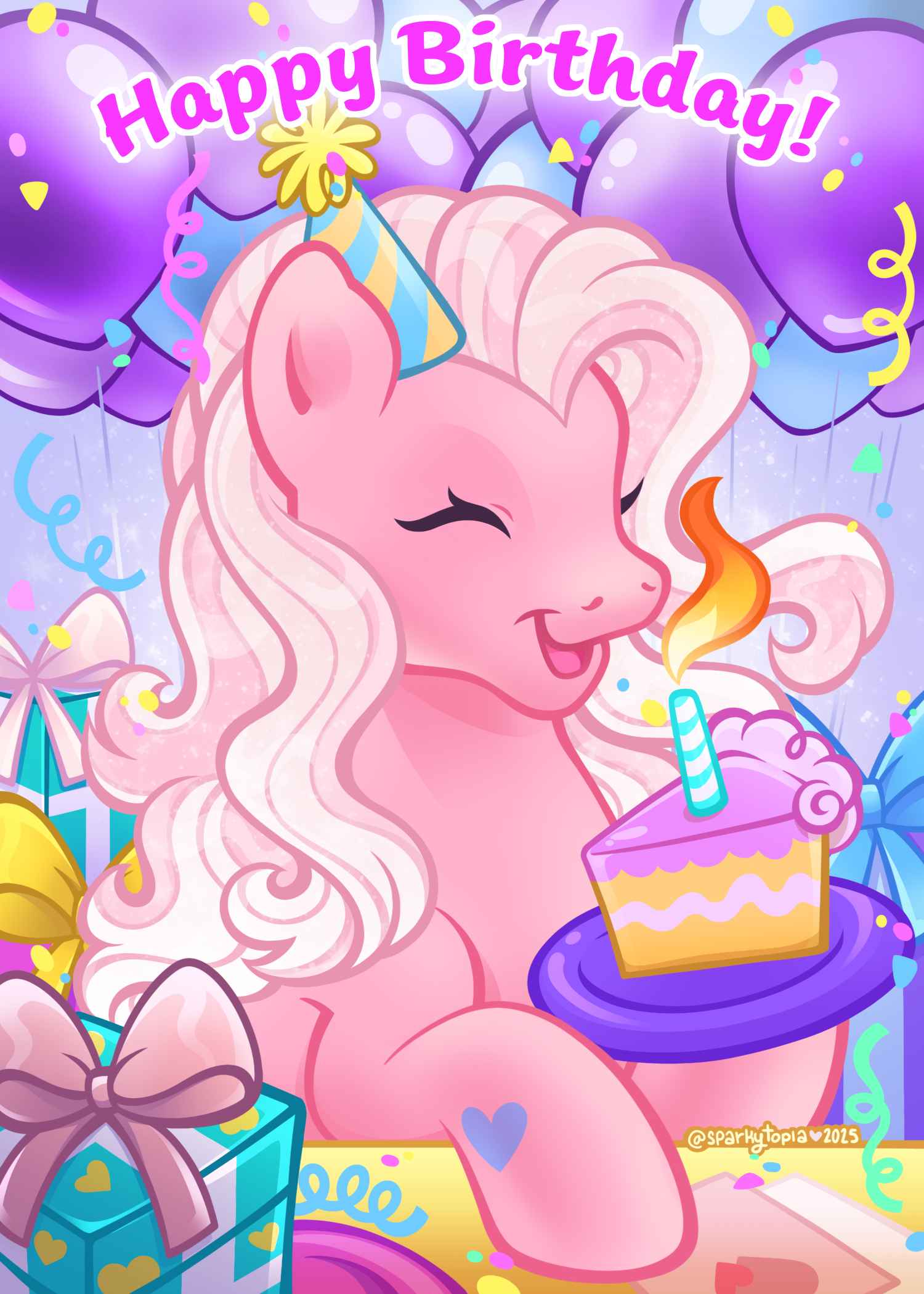 #3601893 - safe, artist:sparkytopia, pinkie pie (g3), earth pony, g3 ...