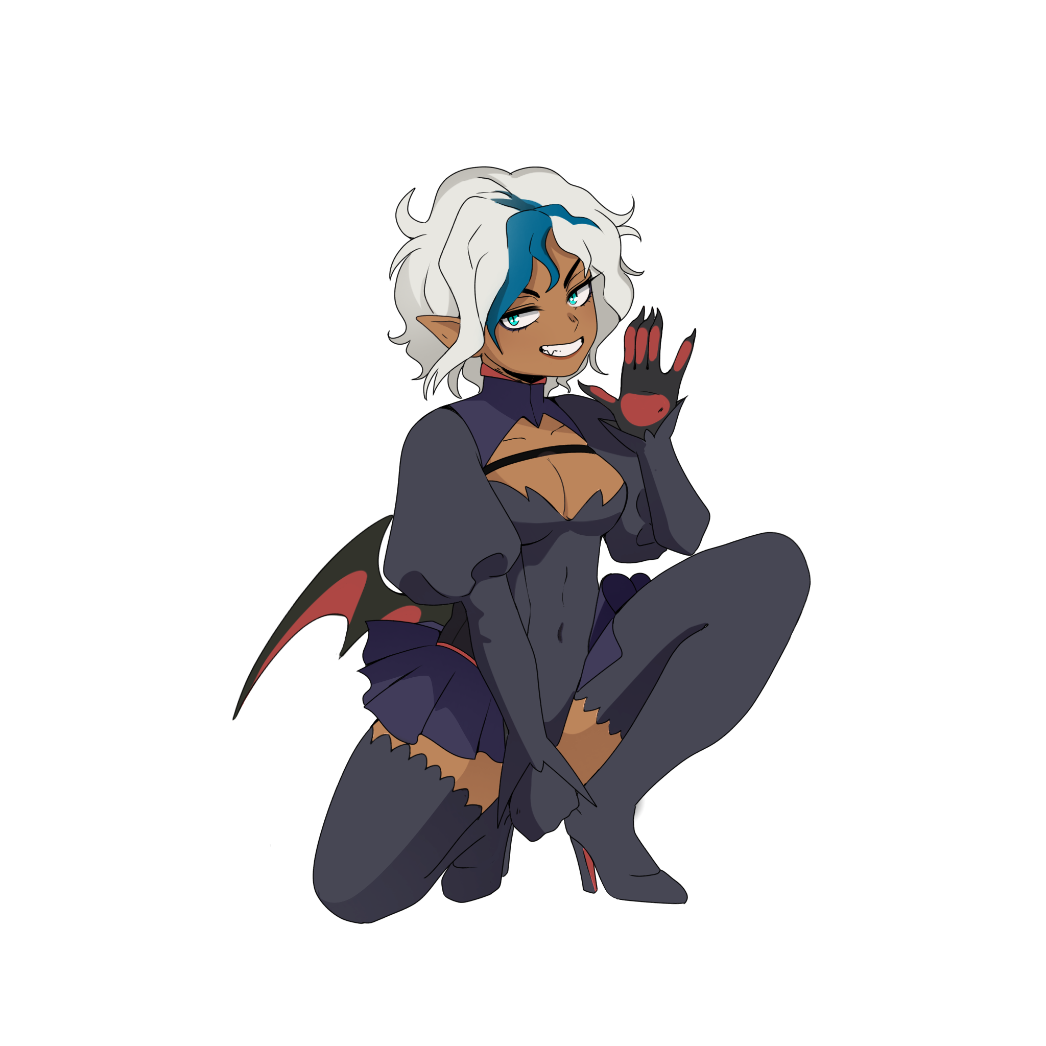 #3615853 - safe, alternate version, artist:cryweas, oc, oc only, oc:elizabat stormfeather, human ...