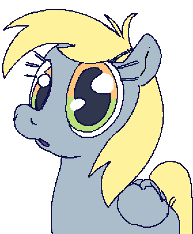 #3623933 - safe, artist:mouseu, derpy hooves, pegasus, pony, g4 ...