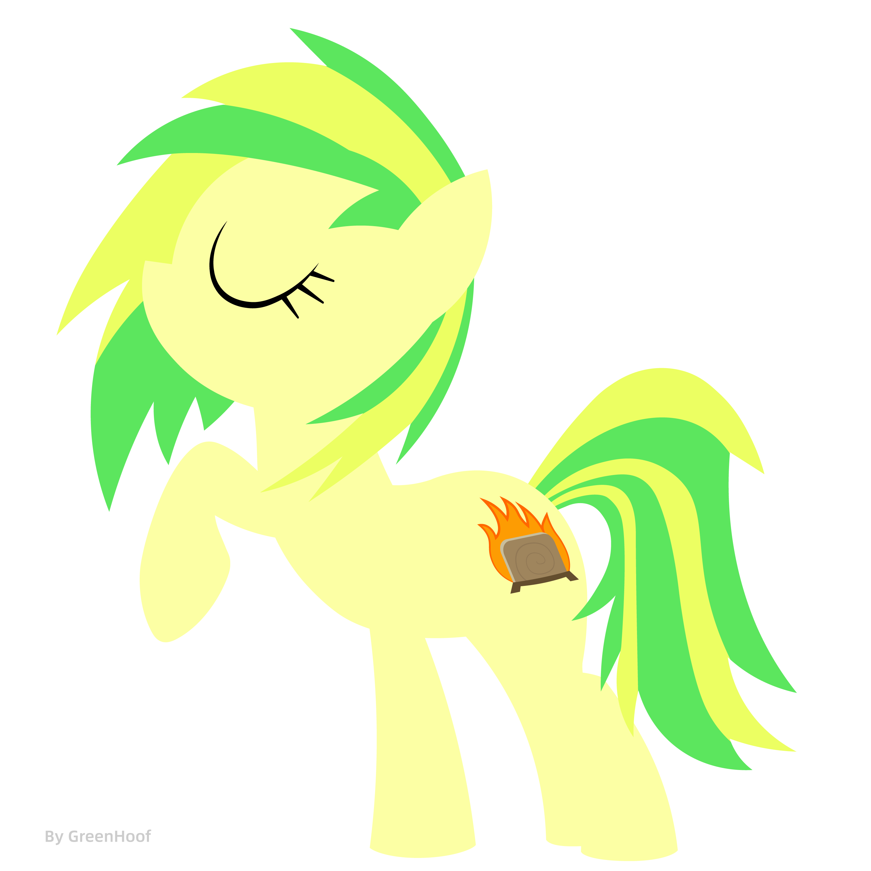 #3625332 - safe, artist:greenhoof, oc, oc only, oc:wooden toaster, pony ...