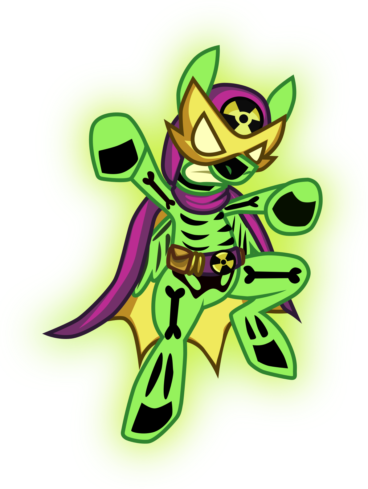 #3626334 - safe, artist:cazra, oc, oc only, ghoul, pegasus, pony ...