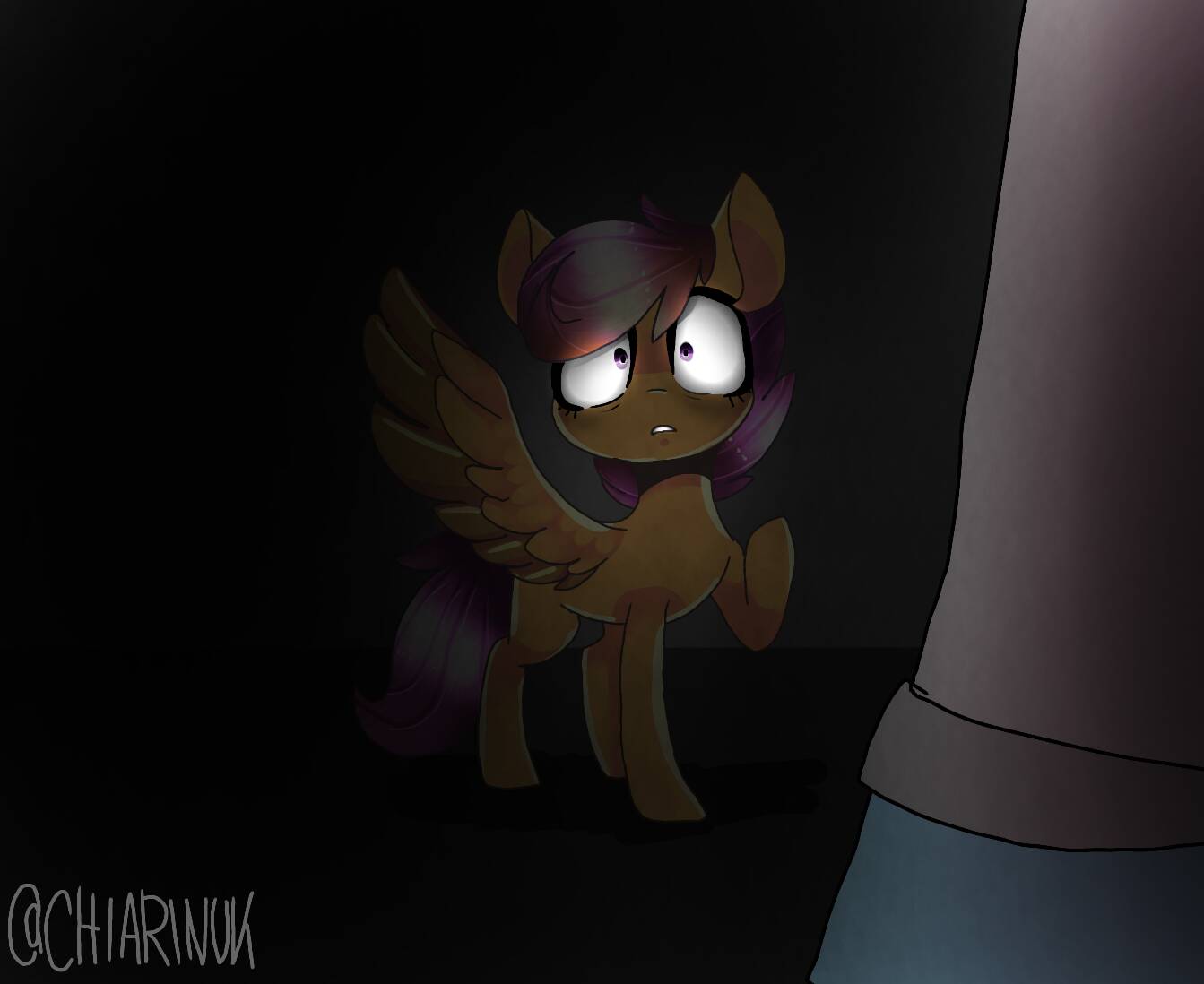 #3627266 - safe, artist:chiarally, rainbow dash, scootaloo, pegasus ...