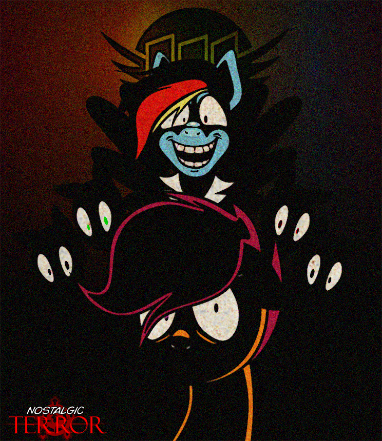 #3627864 - semi-grimdark, artist:isaac_pony, rainbow dash, scootaloo ...