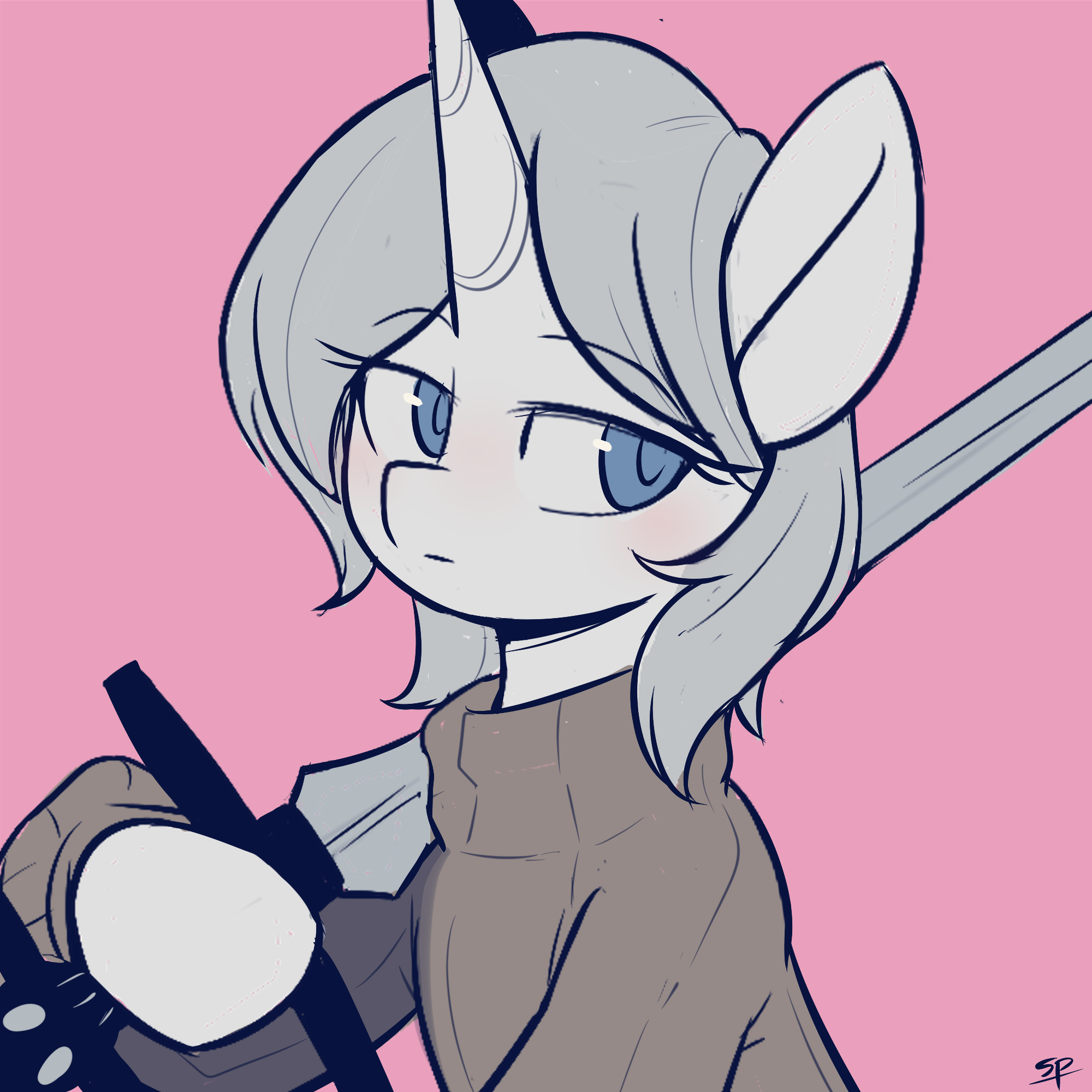 #3628446 - safe, artist:scribble-potato, pony, unicorn, atg 2025, horn ...