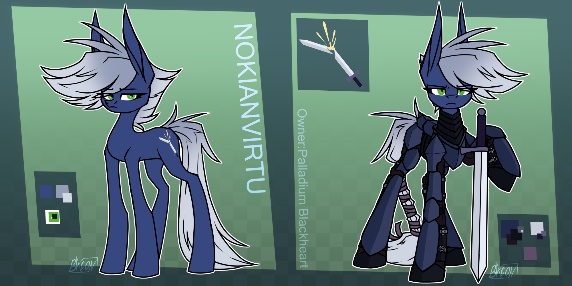 #3628781 - safe, artist:[strawberry bacon], oc, oc only, oc:nokianvirtu ...