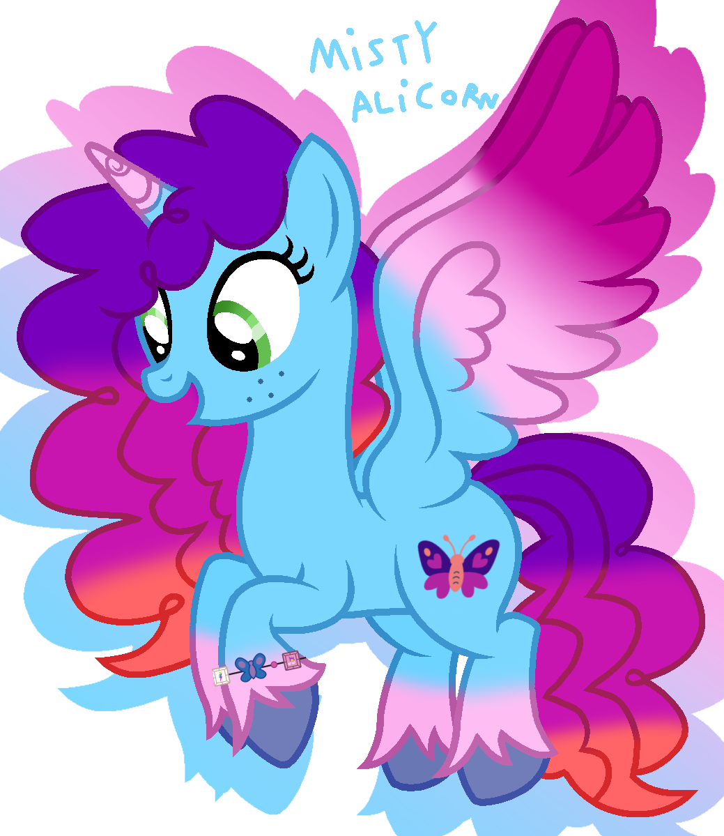 #3630769 - safe, artist:fedethedox2121, misty brightdawn, alicorn, pony ...