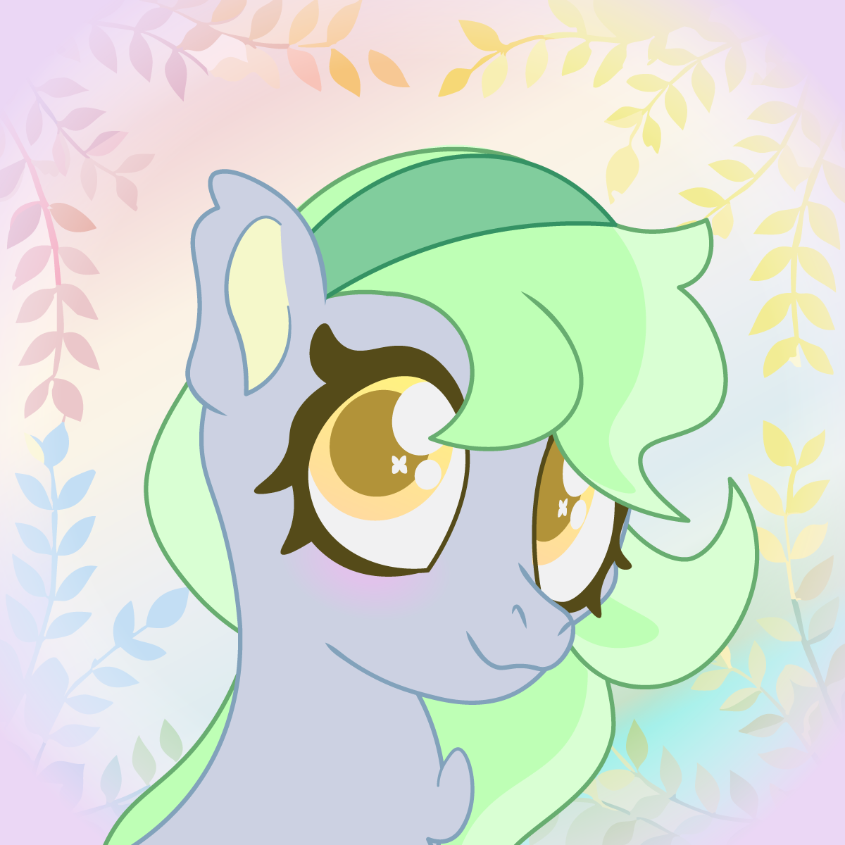 #3616784 - safe, artist:prixy05, oc, oc only, oc:silver swallowtail, pony, bust, female ...