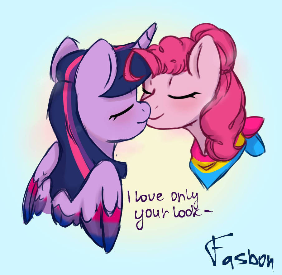 #3616901 - safe, artist:fazbonz, pinkie pie, twilight sparkle, alicorn ...