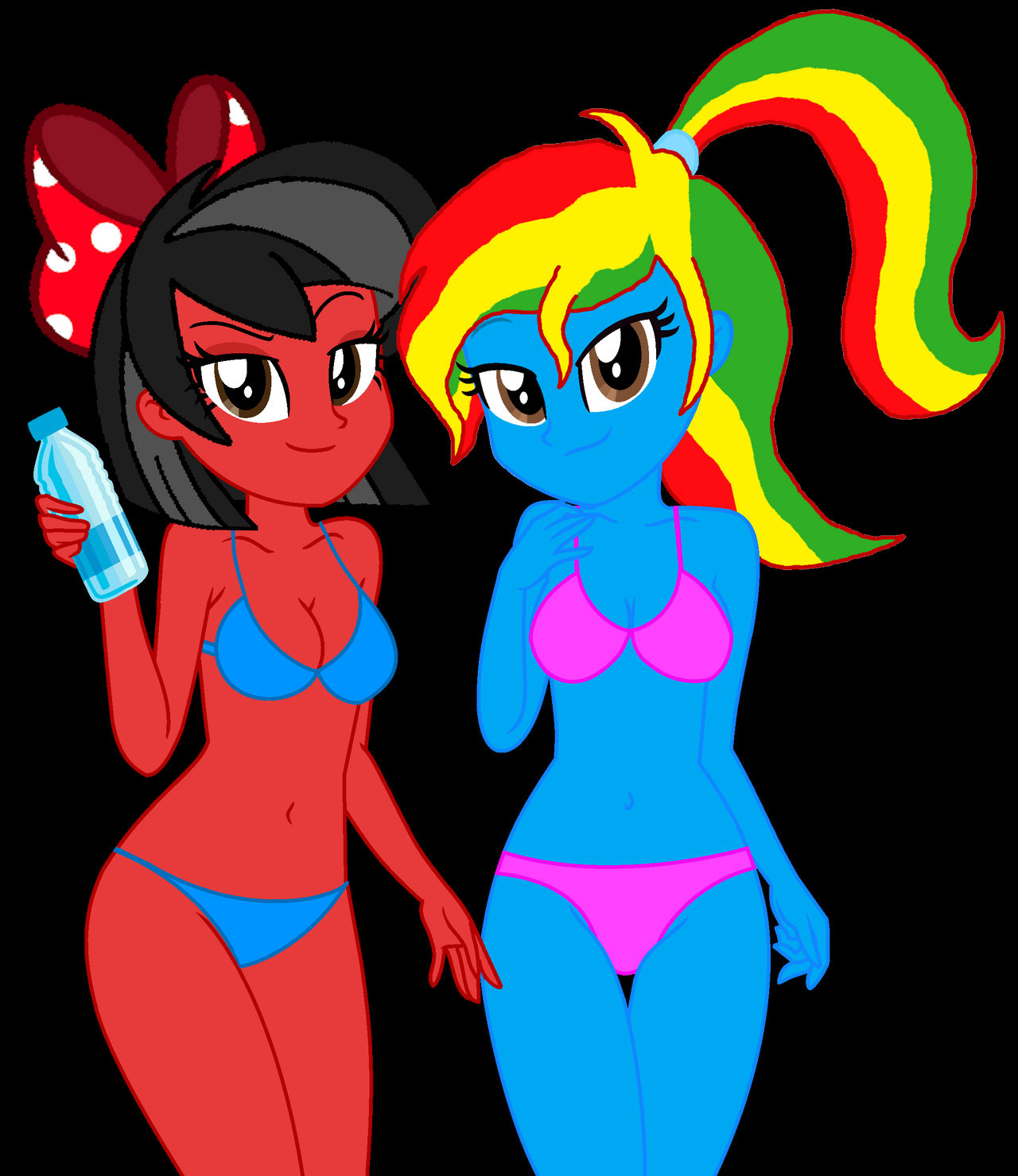 #3618684 - safe, artist:mickey1909, artist:shieldwingarmorofgod, artist:yaya54320bases, oc, oc ...