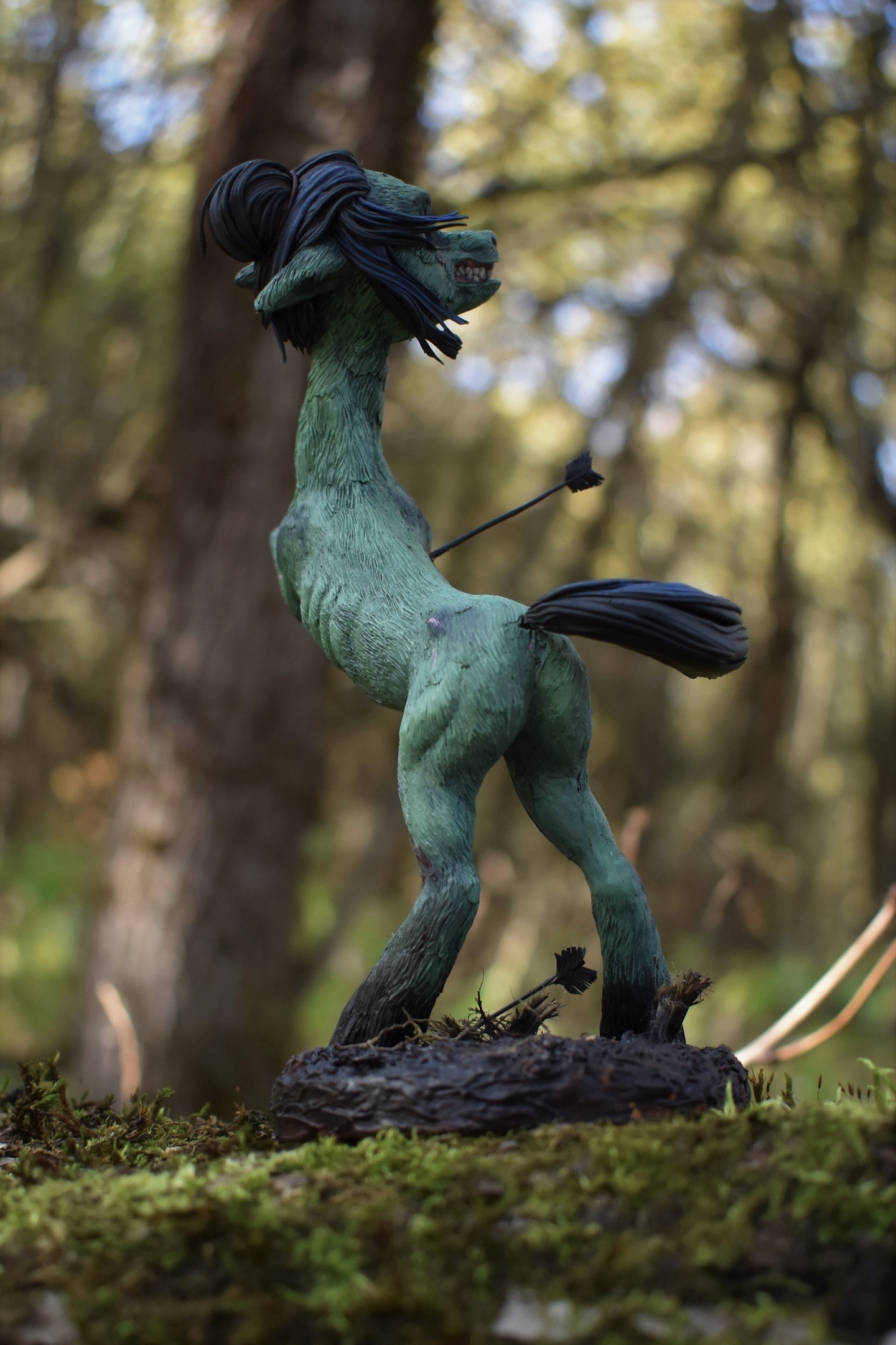 #3618821 - semi-grimdark, artist:zzruo, oc, oc only, pony, undead ...