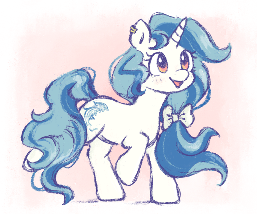 #3619101 - safe, artist:fizpup, oc, oc only, oc:delphina, pony, unicorn ...