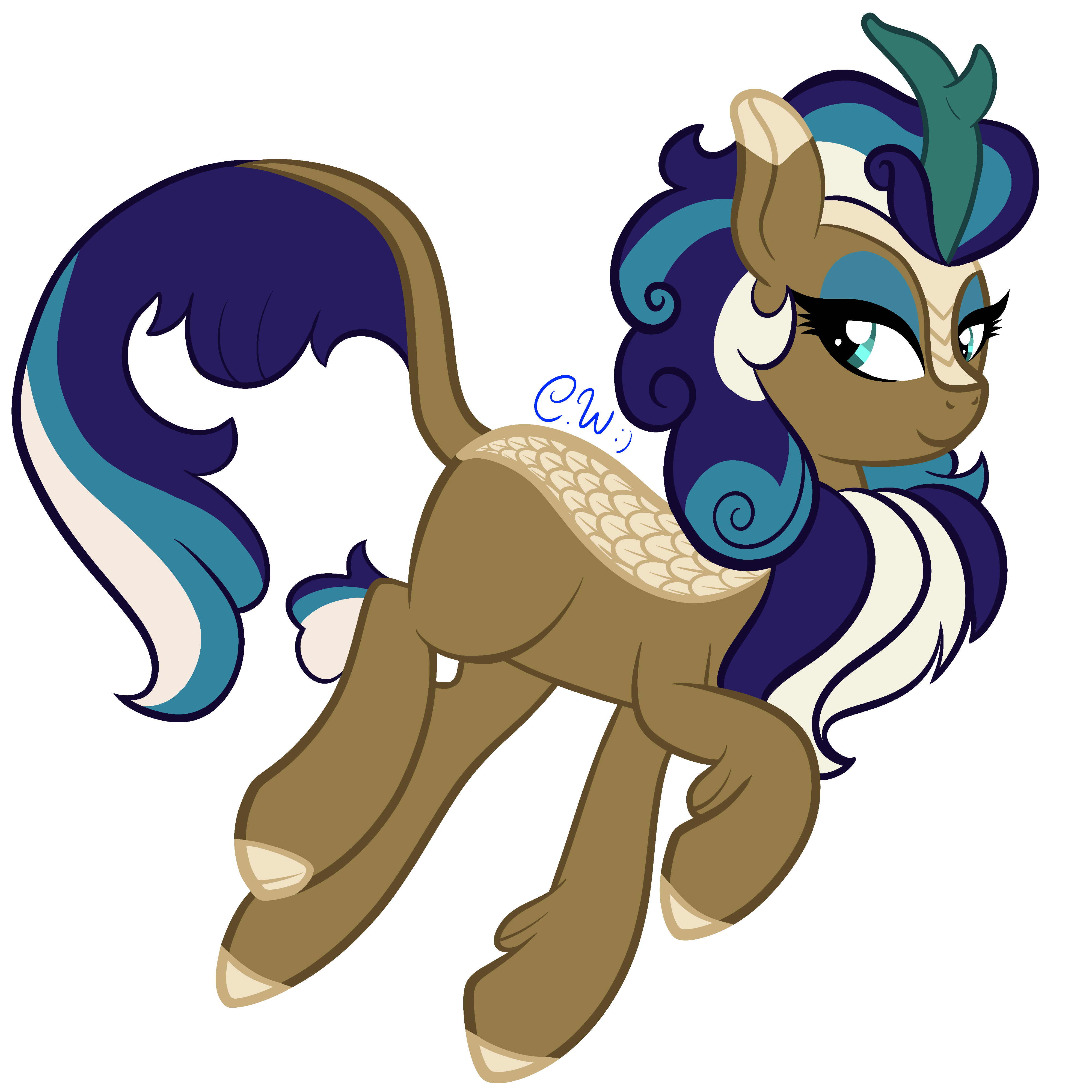 #3620102 - safe, artist:chelseawest, oc, oc:sapphire star, kirin ...