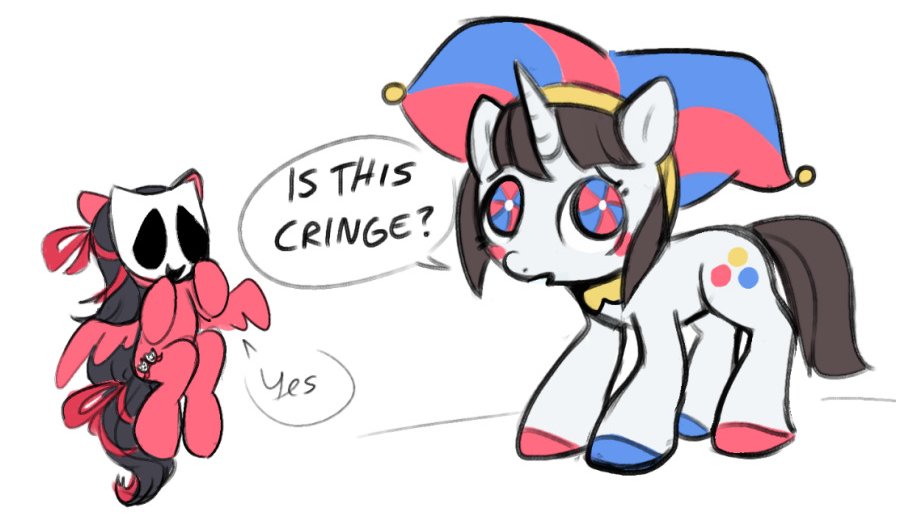 #3620104 - safe, artist:trinketfox, pegasus, pony, unicorn, female ...