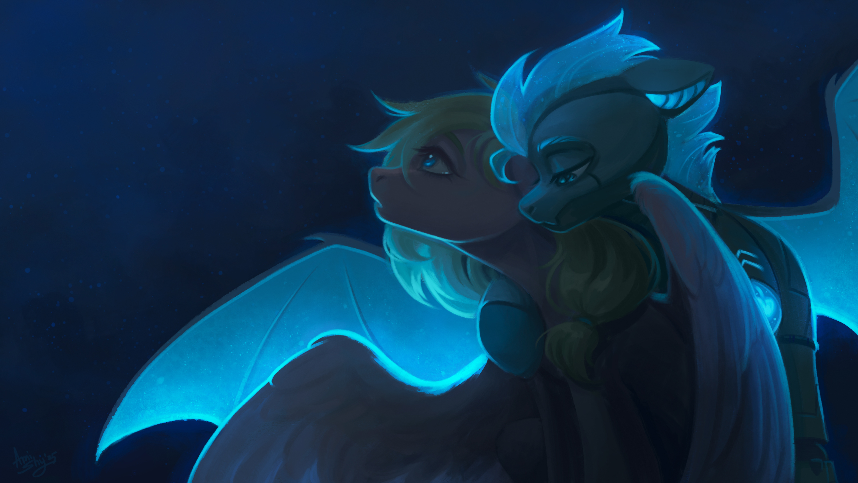 #3620925 - safe, artist:amishy, oc, oc only, pegasus, pony, robot ...