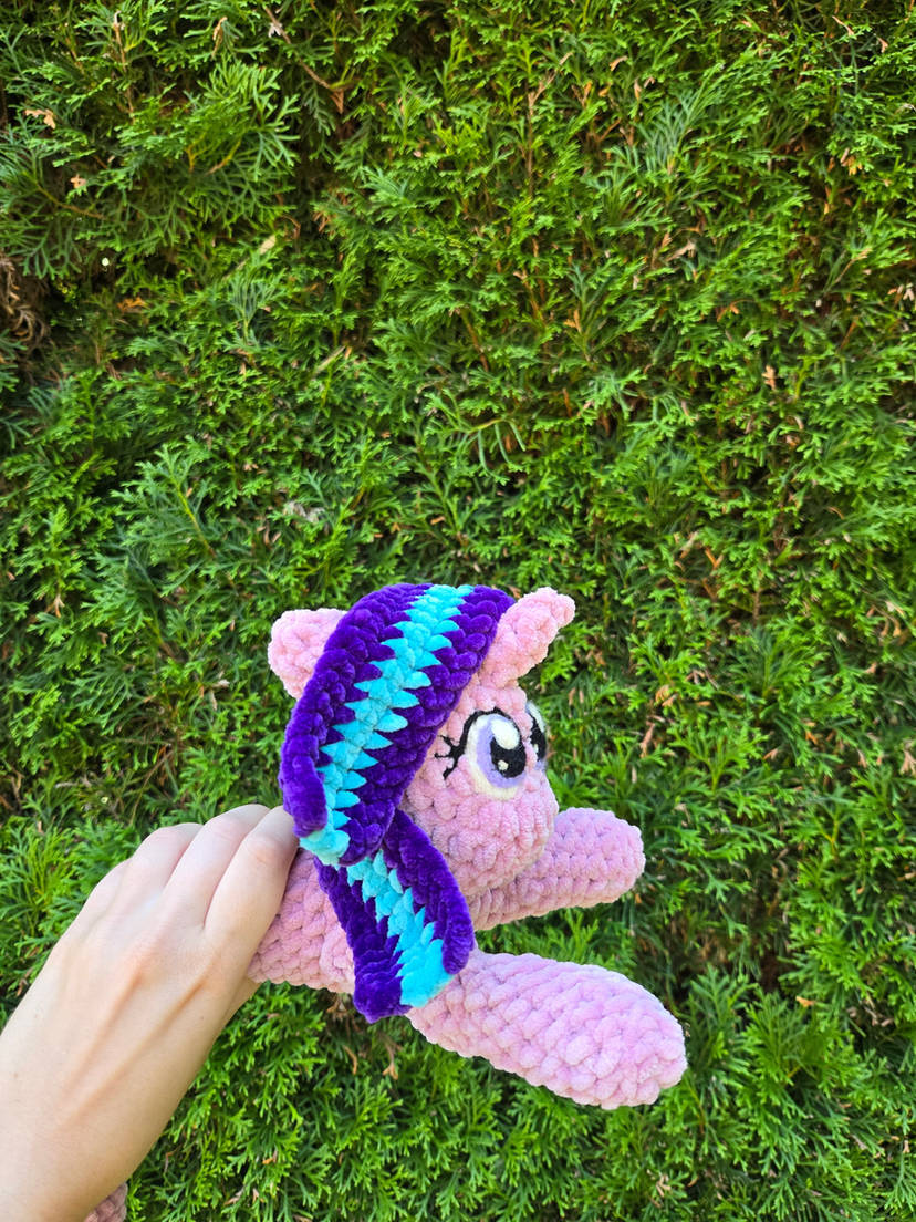 #3639934 - safe, artist:lumin0usflower, starlight glimmer, g4, crochet ...