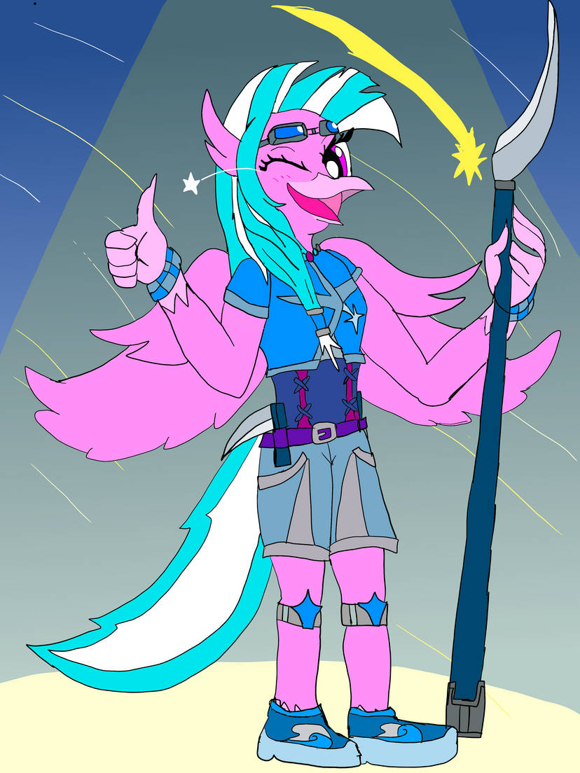 #3641430 - safe, artist:spiders123, silverstream, classical hippogriff ...