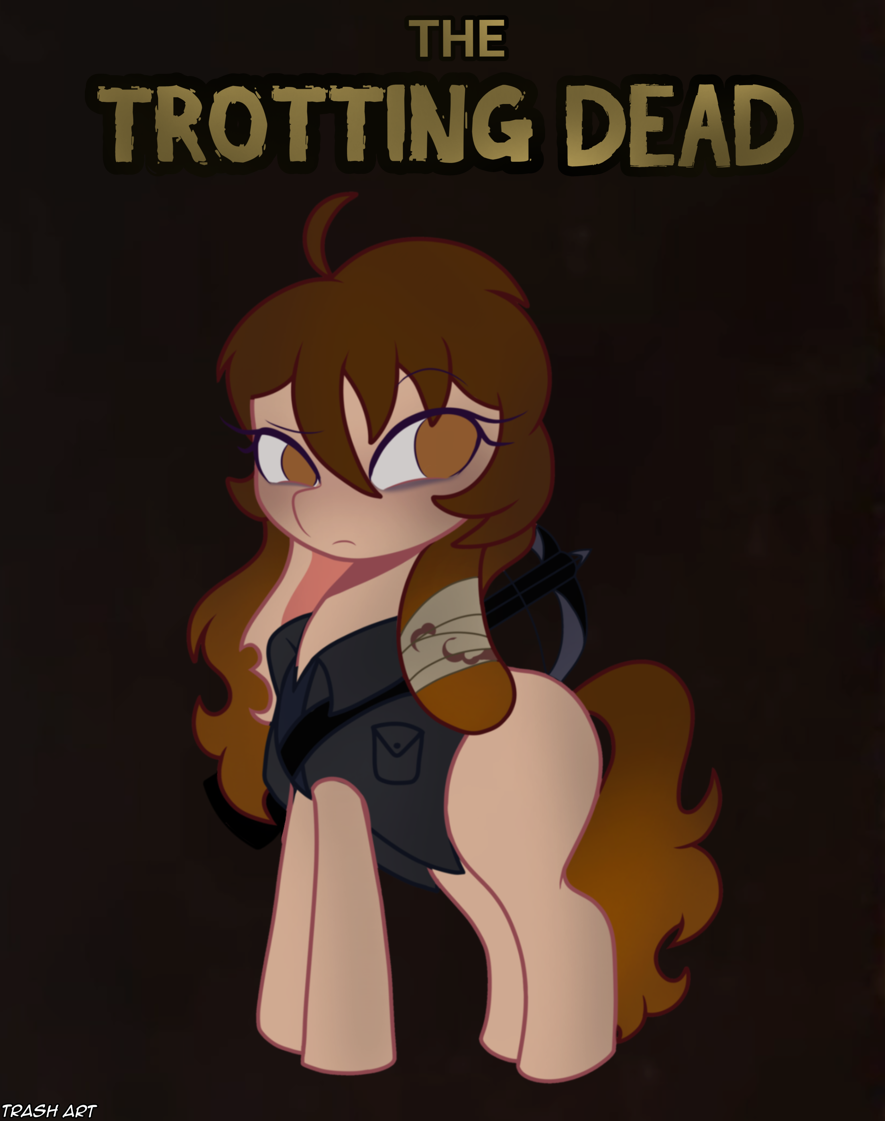 #3642114 - safe, artist:trash art, oc, oc only, unnamed oc, hybrid, original species, pony ...