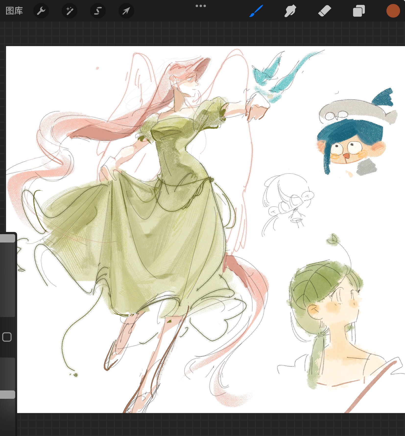 #3643230 - safe, artist:cloverieee, artist:卉, fluttershy, oc, human, g4 ...