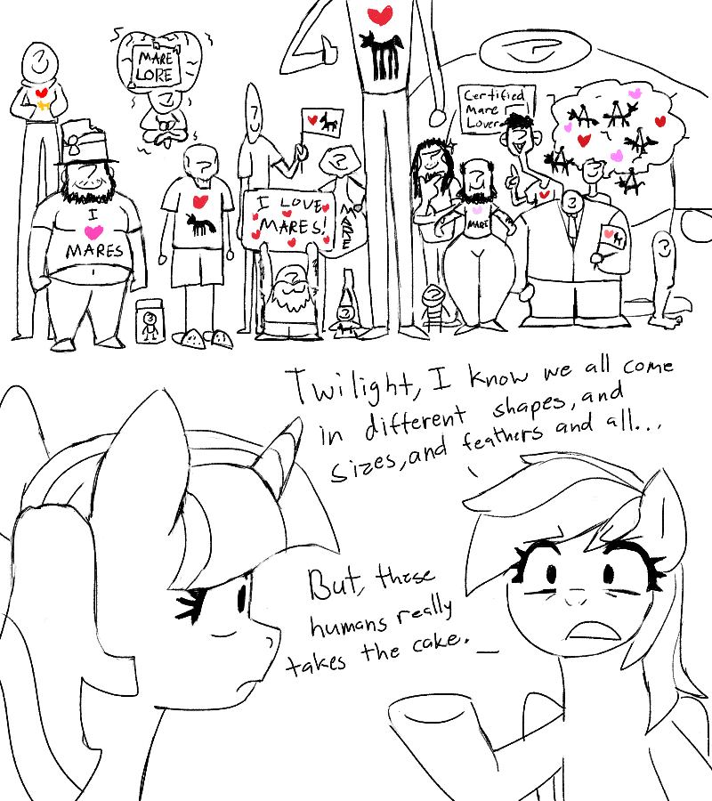 #3643939 - safe, artist:kabayo, rainbow dash, twilight sparkle, oc, oc ...