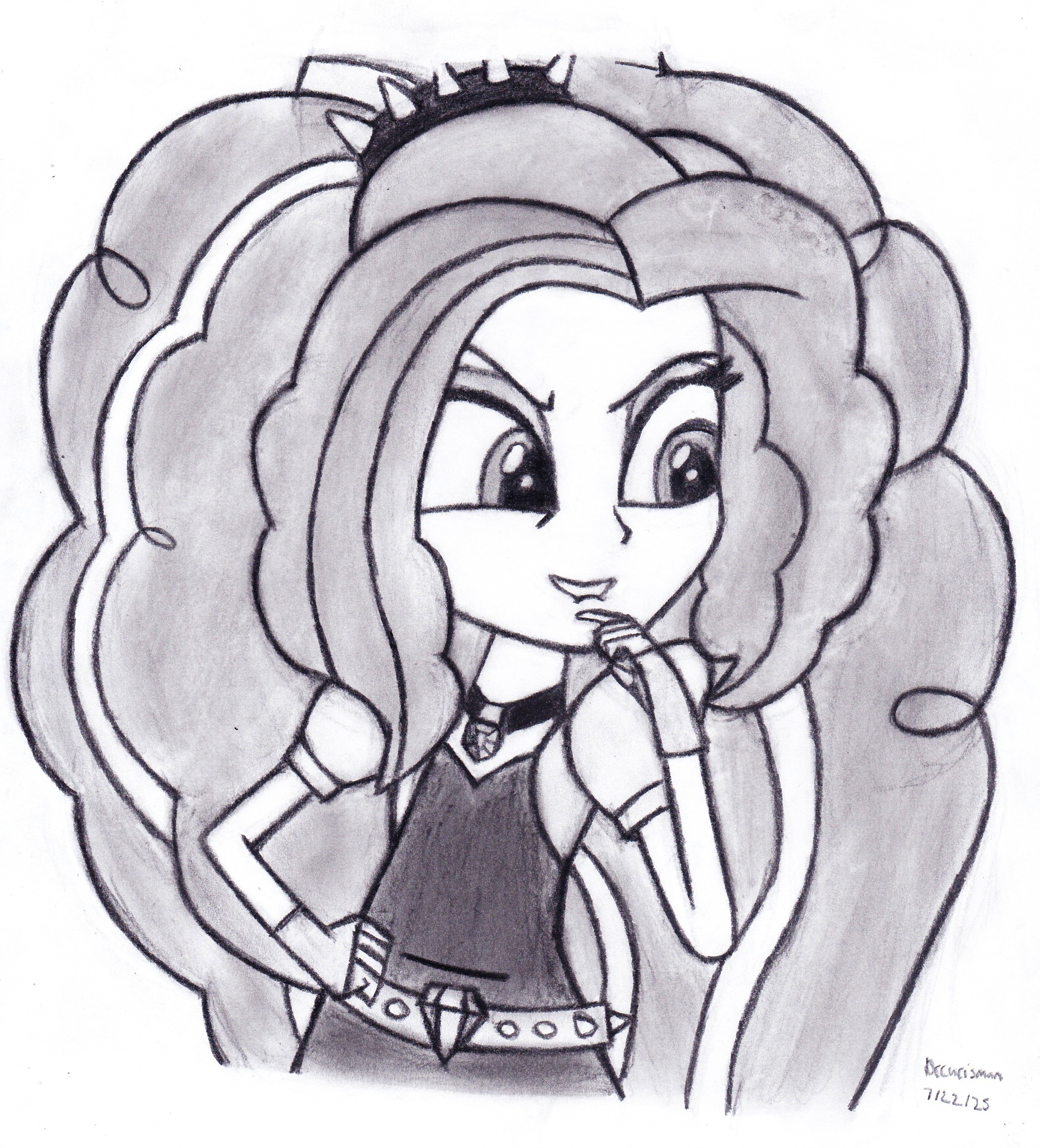 #3646558 - safe, artist:drchrisman, adagio dazzle, human, equestria ...