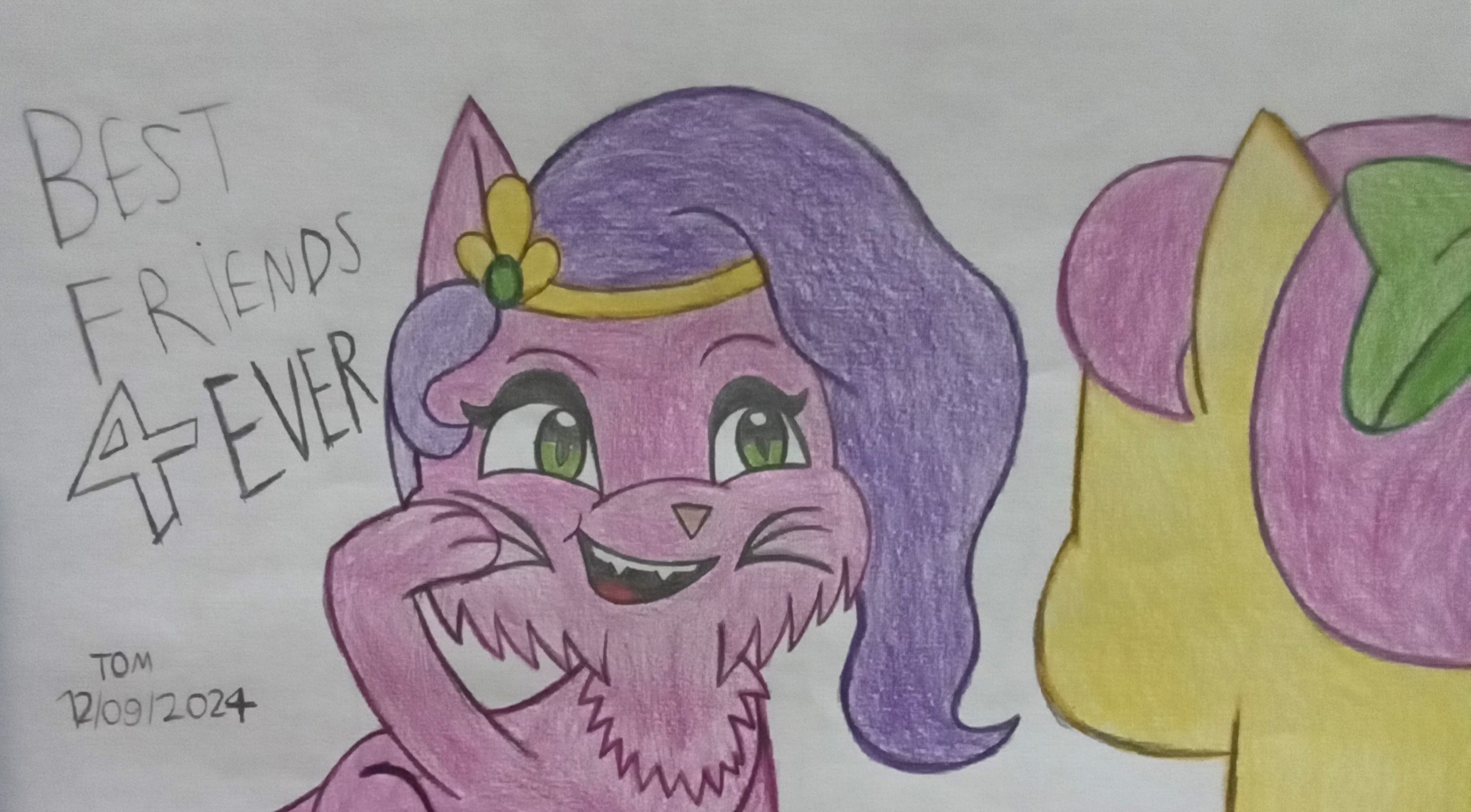 #3649991 - safe, artist:tom artista, pipp petals, posey bloom, cat, g5 ...