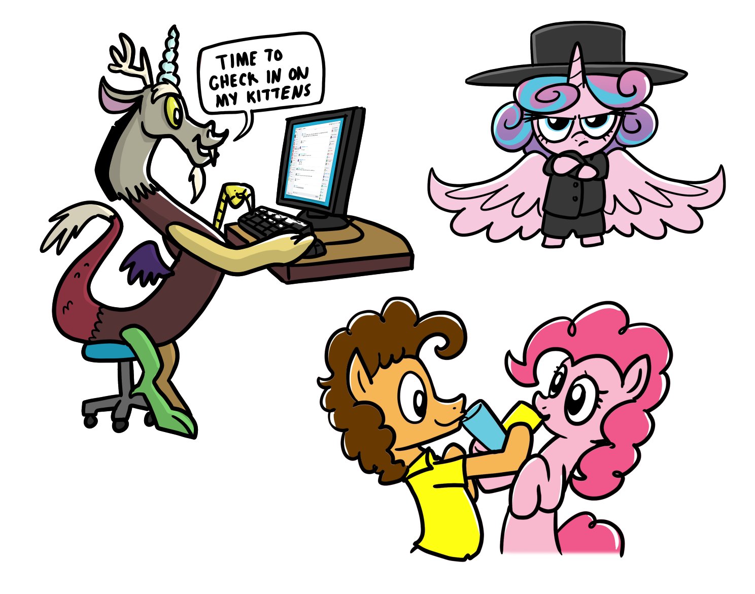 #3636645 - safe, artist:fimflamfilosophy, cheese sandwich, discord ...