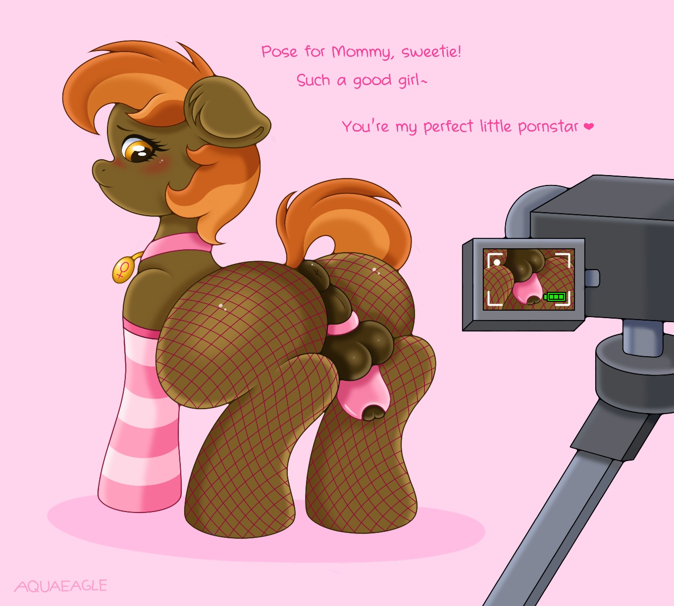 #3656700 - explicit, artist:aquaeagle, button mash, oc, oc:cream heart, earth pony, pony, g4, my ...