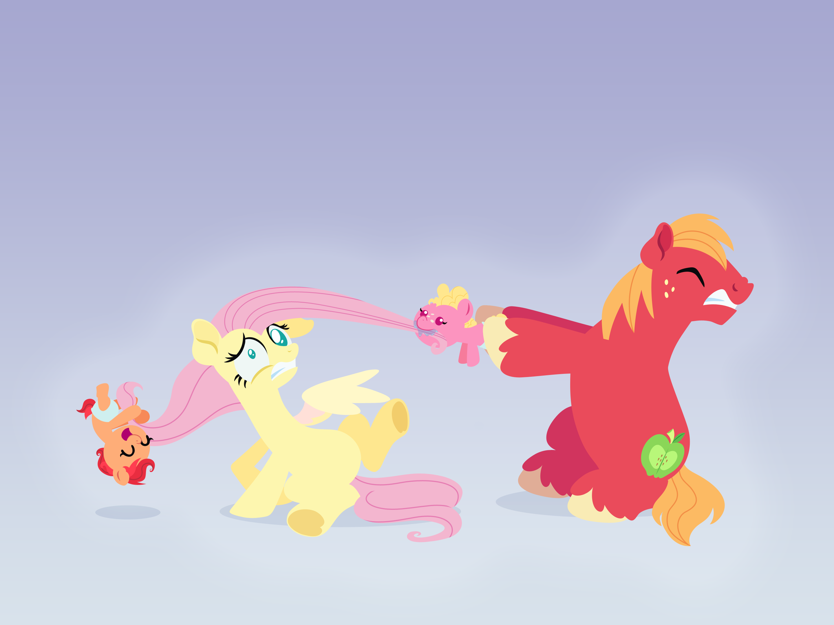 #3661156 - safe, anonymous artist, big macintosh, fluttershy, oc, oc ...