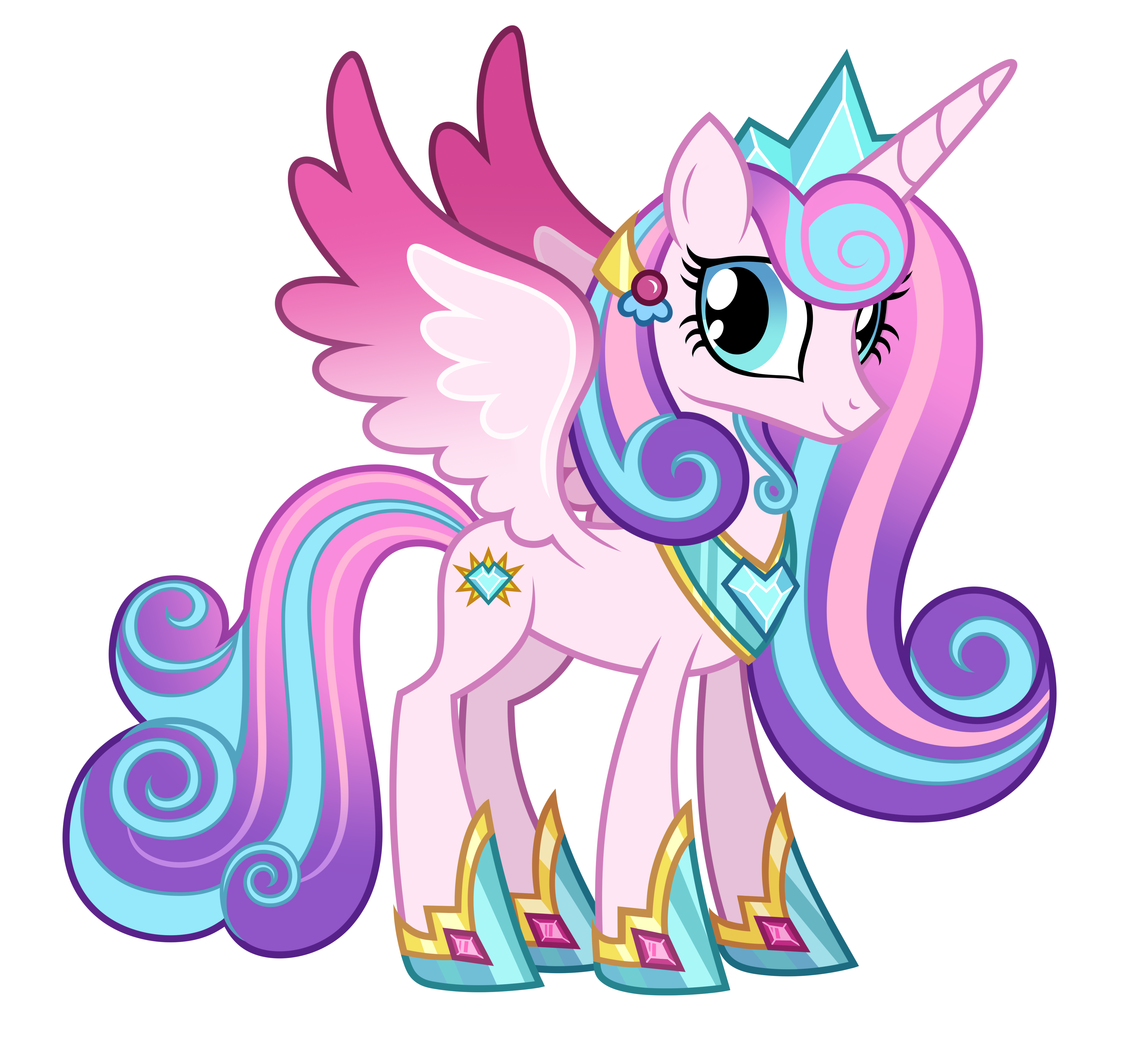 #3653504 - safe, artist:angellight-vectors, gameloft, princess flurry ...