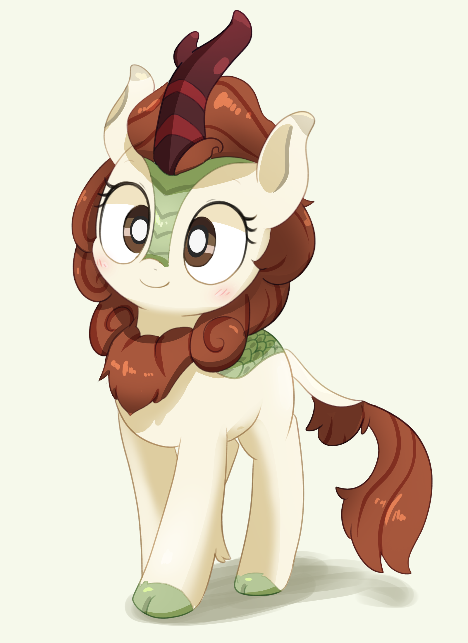 #3674001 - safe, artist:kamagi, autumn blaze, kirin, g4, awwtumn blaze ...