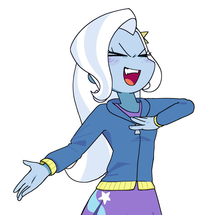 #3675295 - safe, artist:izuchi, trixie, human, equestria girls, g4 ...