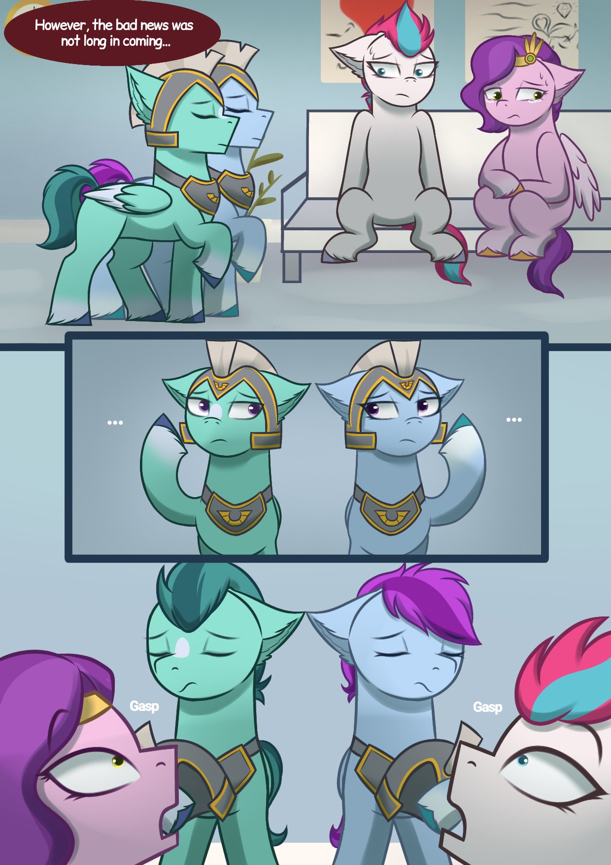 #3678881 - safe, artist:maxi_ponie, part of a set, pipp petals, thunder ...