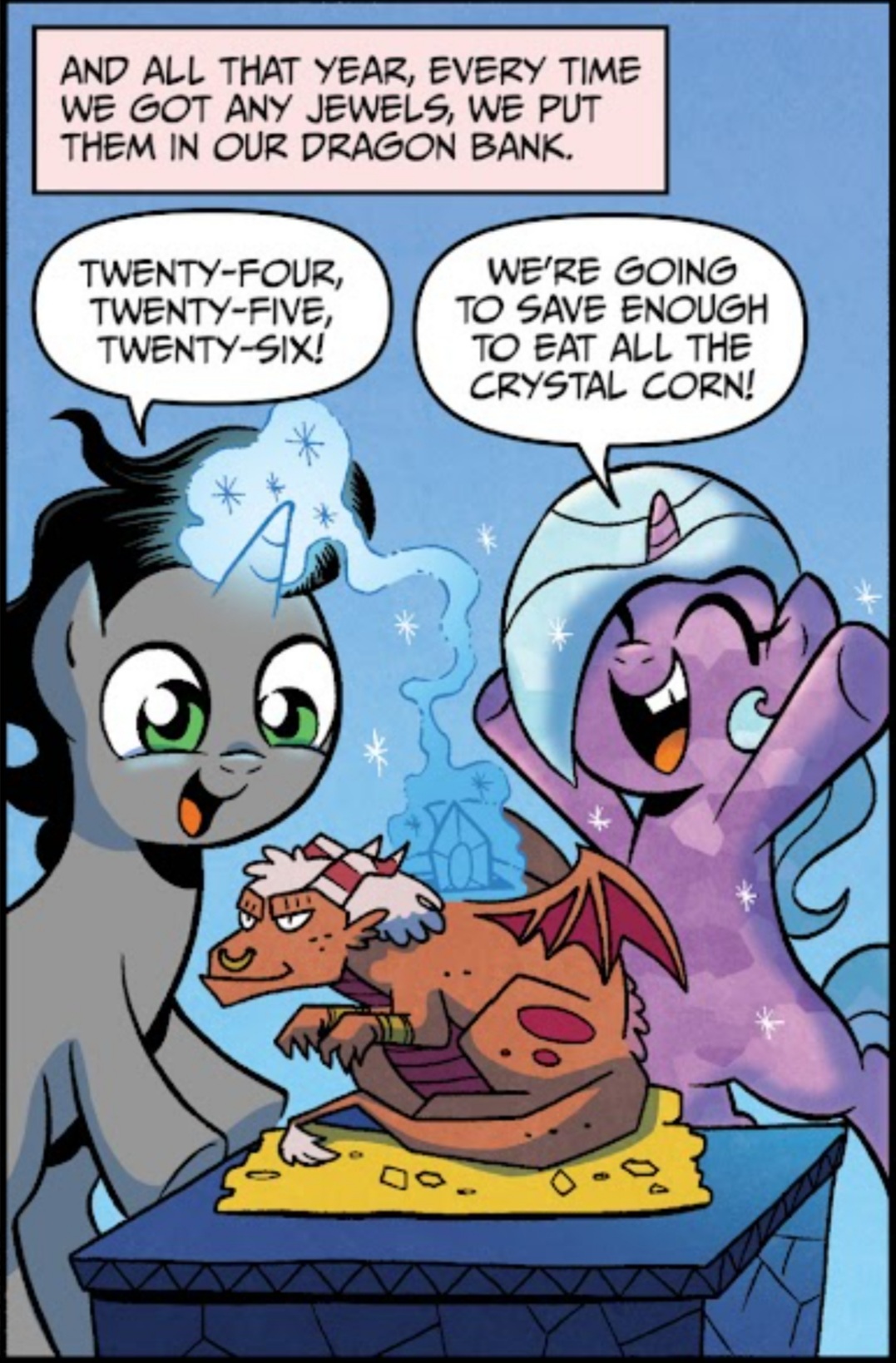 #3671579 - safe, idw, king sombra, radiant hope, dragon, pony, unicorn ...