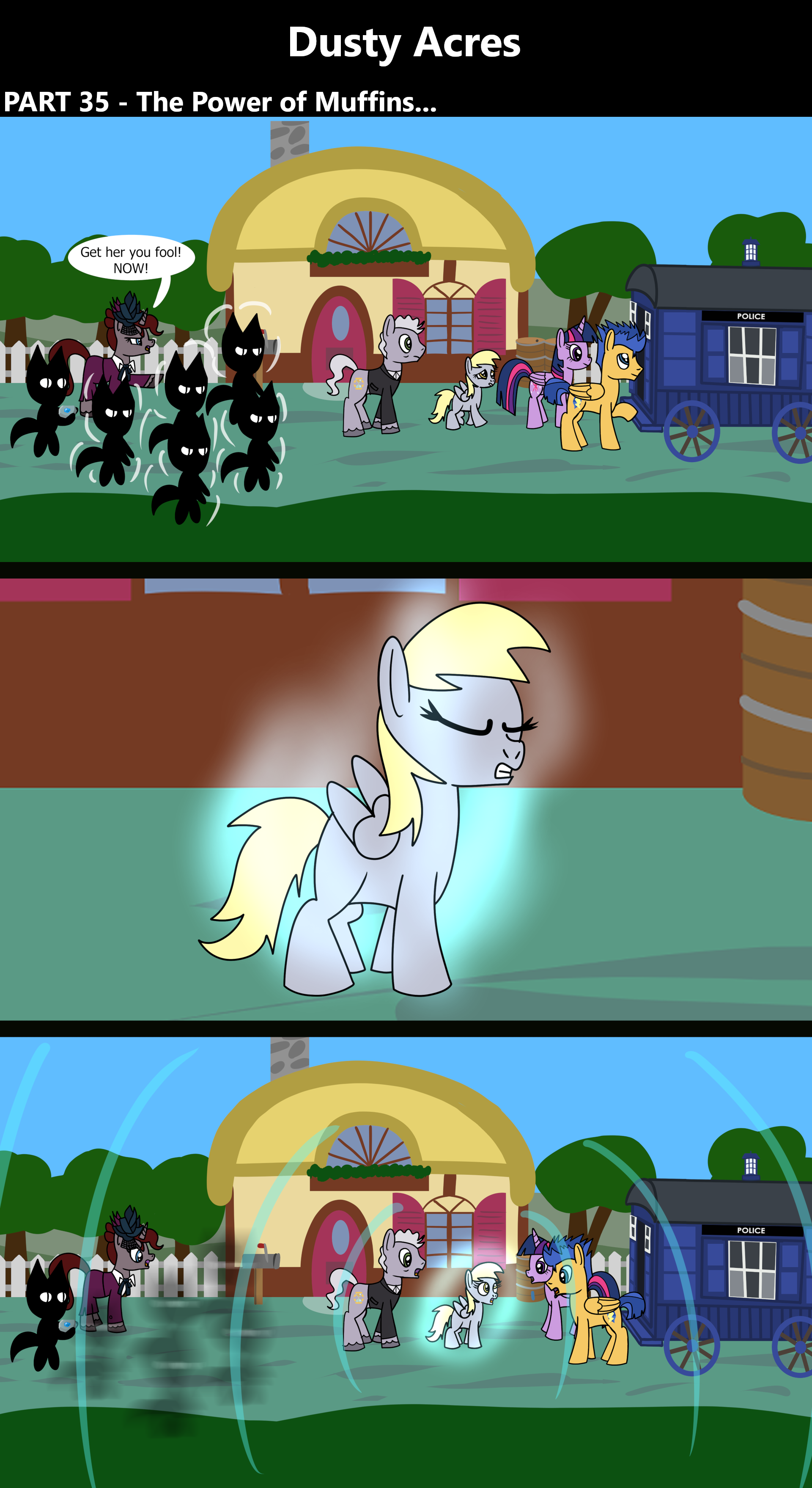 #3673362 - safe, artist:platinumdrop, derpy hooves, flash sentry ...