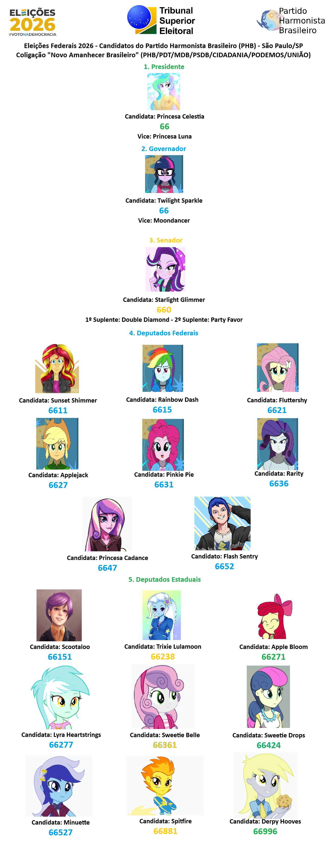 #3744272 - safe, apple bloom, applejack, dean cadance, derpy hooves ...