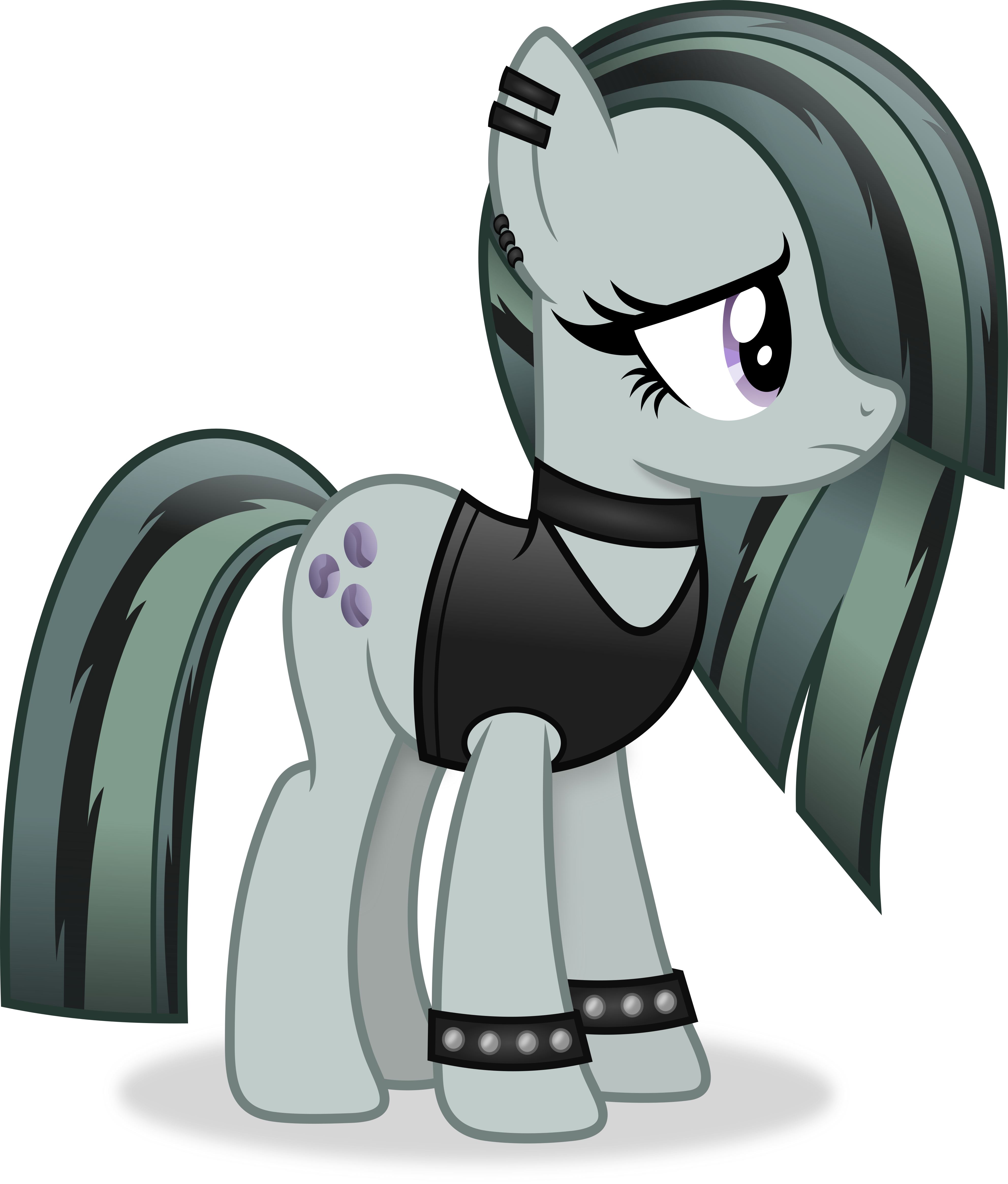 #3754032 - safe, artist:anime-equestria, marble pie, earth pony, pony ...