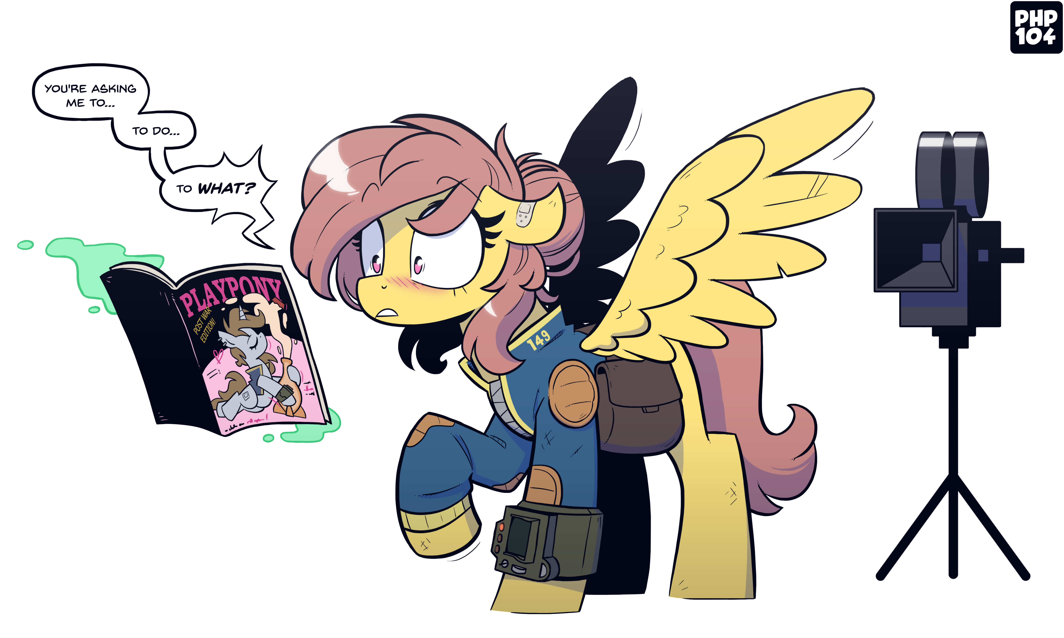 #3844203 - safe, artist:php104, oc, oc only, oc:littlepip, pegasus ...