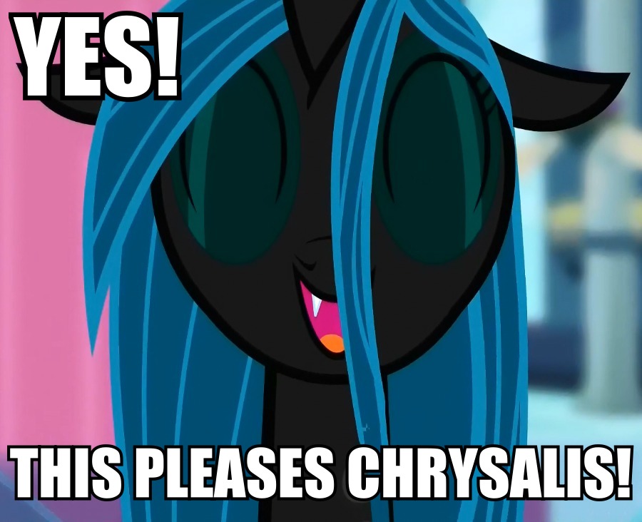 #121306 - safe, queen chrysalis, cute, cute little fangs, cutealis ...