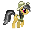 #122008 - safe, daring do, pony, animated, desktop ponies, female ...